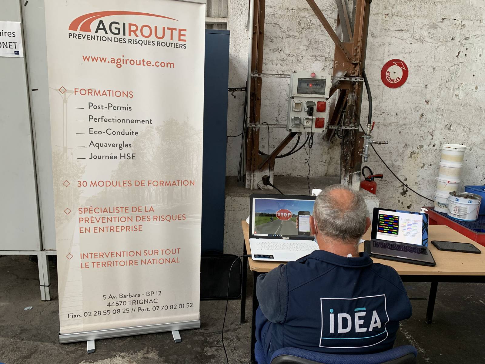 Animation réactiomètre | Formation sécurité routière | Agiroute